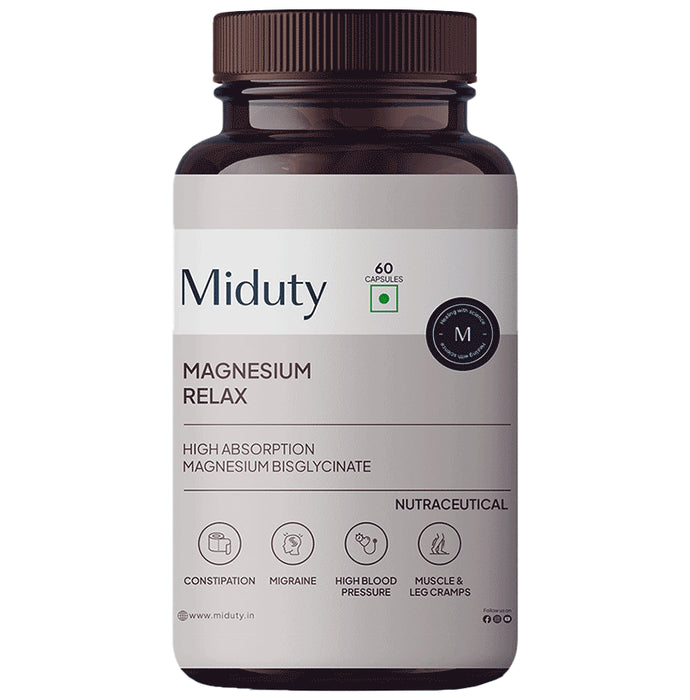 Buy Miduty Magnesium Relax Capsule Online | Classic Derma – Classic ...
