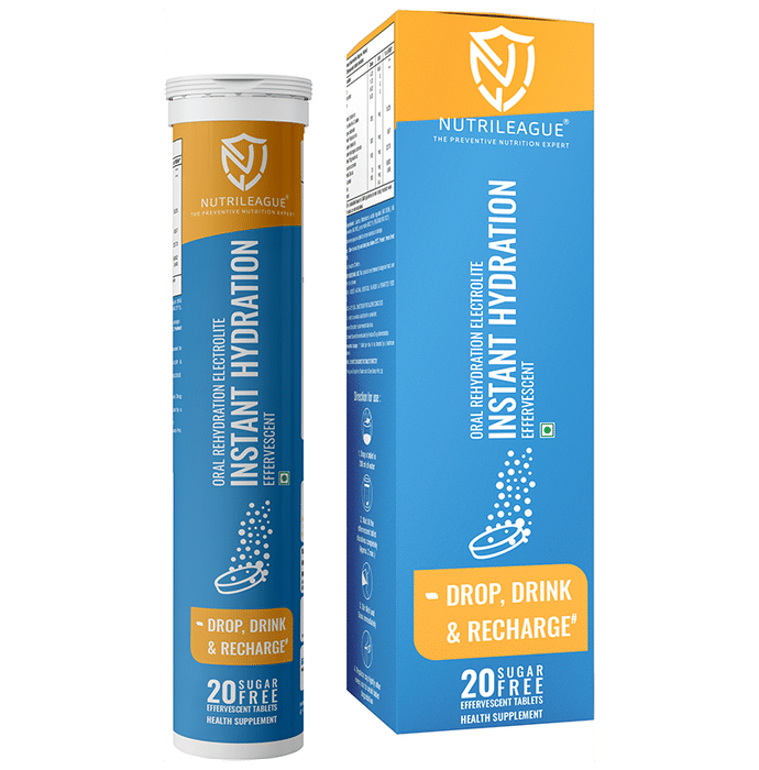 Buy Nutrileague Instant Hydration Effervescent Tablet Sugar Free Online ...