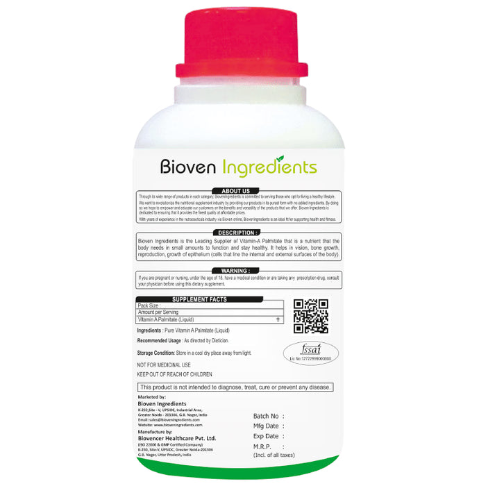 Buy Bioven Ingredients Vitamin A Palmitate Liquid Online | Classic ...