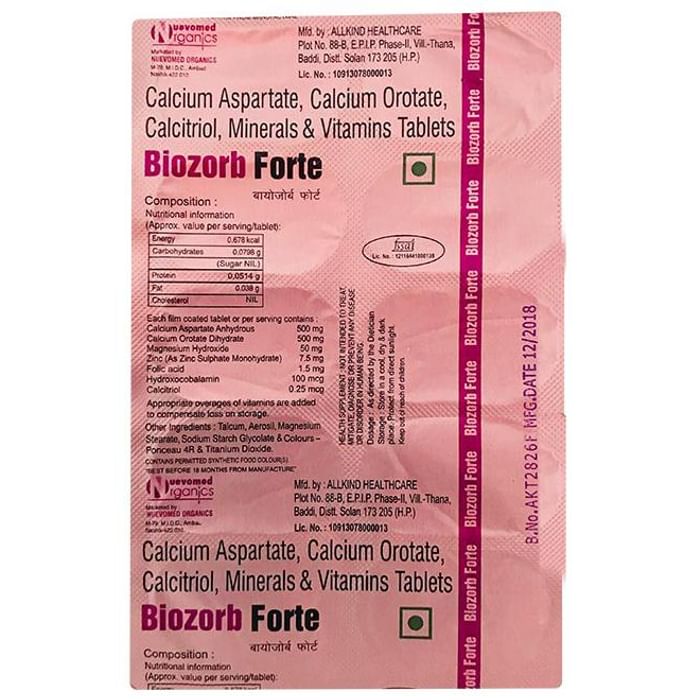 Buy Biozorb Forte Tablet Online | Classic Derma – Classic Derma-UAE