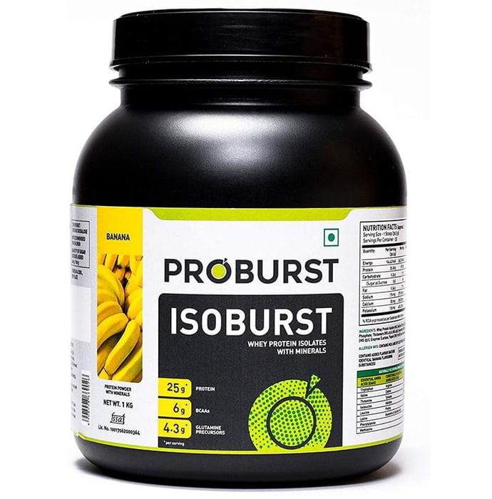 Buy Proburst Isoburst Whey Protein Isolate Banana | Classic Derma ...