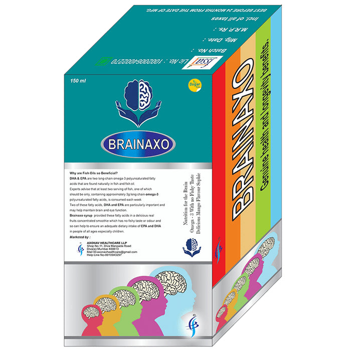 Buy Brainaxo Syrup Mango Sugar Free Online | Classic Derma – Classic ...