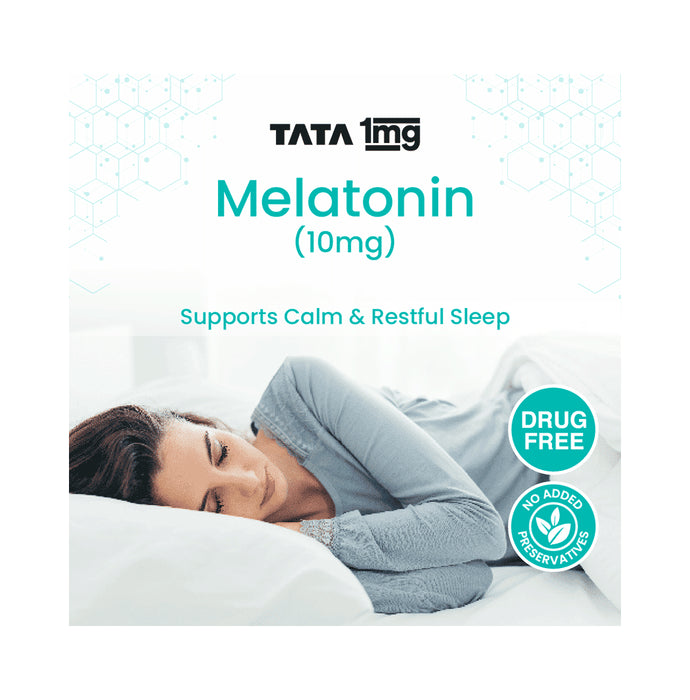 Buy Combo Pack of Tata 1mg Melatonin Advanced Capsule (30) & Probiotics ...