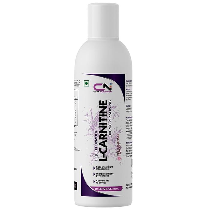 Buy Core Nutrition L-Carnitine Liquid Formula Pink Lemonade Online ...