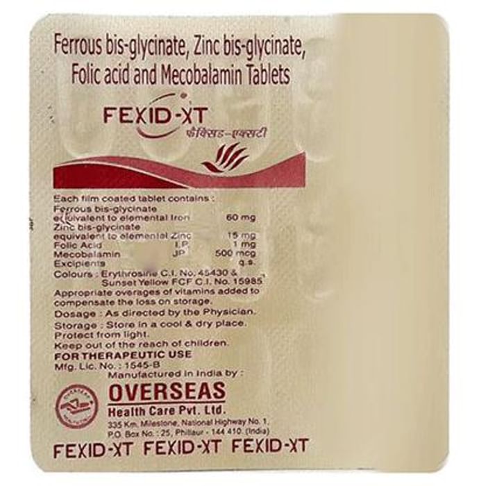 Buy Fexid XT Tablet Online | Classic Derma – Classic Derma-UAE