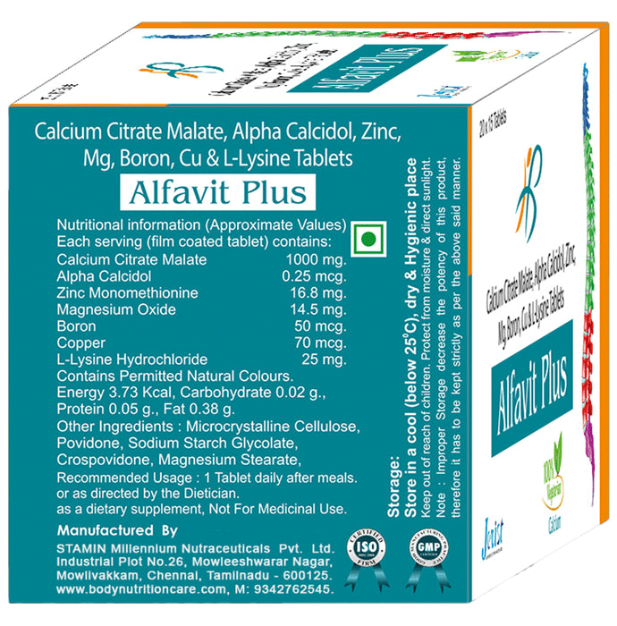 Buy Dr. Ethix's Alfavit Plus Tablet (15 Each ) Online | Classic Derma ...