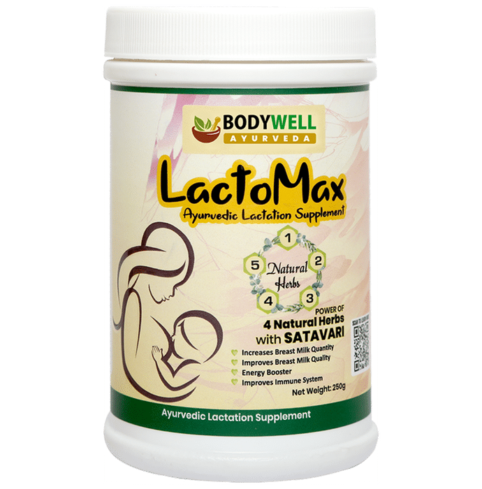 Buy BodyWell LactoMax Ayurvedic Lactation Supplement Powder | Classic ...