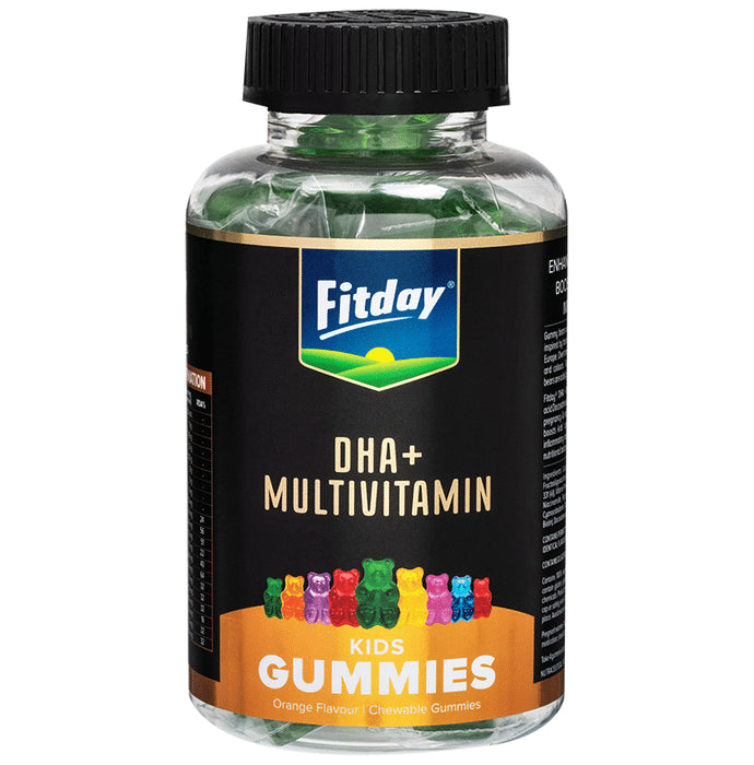 Buy Fitday DHA + Multivitamin Kids Gummies Orange Online | Classic ...