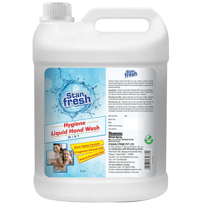 Buy Stanfresh Hygiene Liquid Hand Wash Mint Online| Classic Derma ...