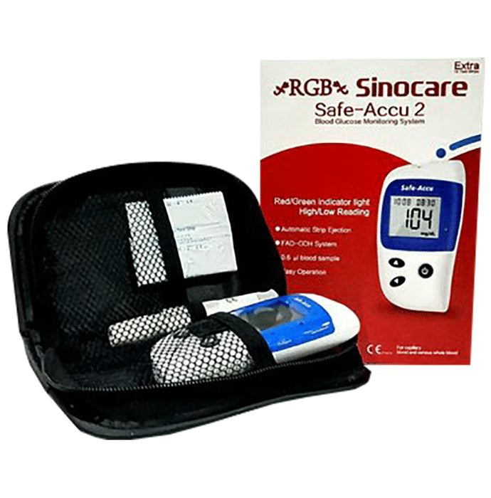 Buy RGB Sinocare Safe-Accu 2 Blood Glucose Monitoring System | Blood ...