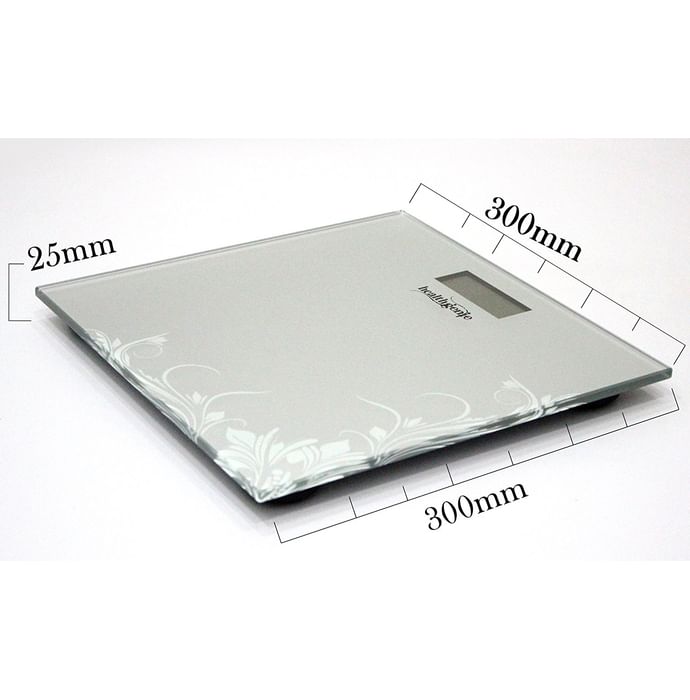 Buy Healthgenie Digital Personal Weighing Scale- HD 221 Silver Pattern ...