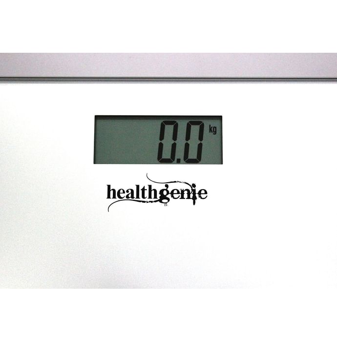 Buy Healthgenie Digital Personal Weighing Scale- HD 221 Silver Pattern ...