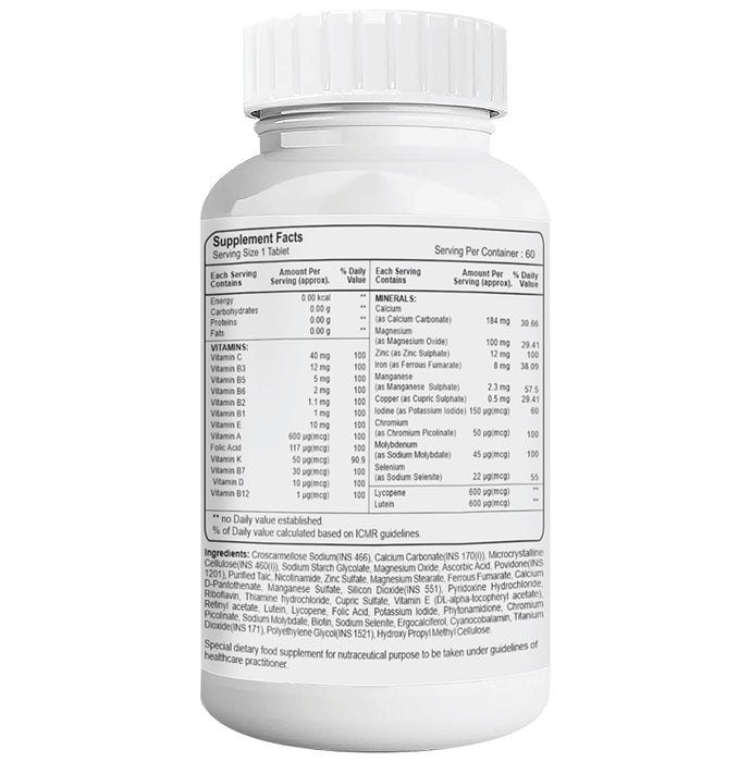 Buy HealthVit Centivan Men 50+ Multivitamin & Multimineral Tablet ...