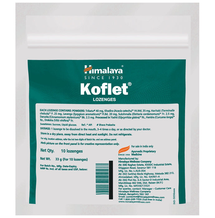 Buy Himalaya Koflet Lozenges Clove, licorice & Trikatu Online | Classic ...
