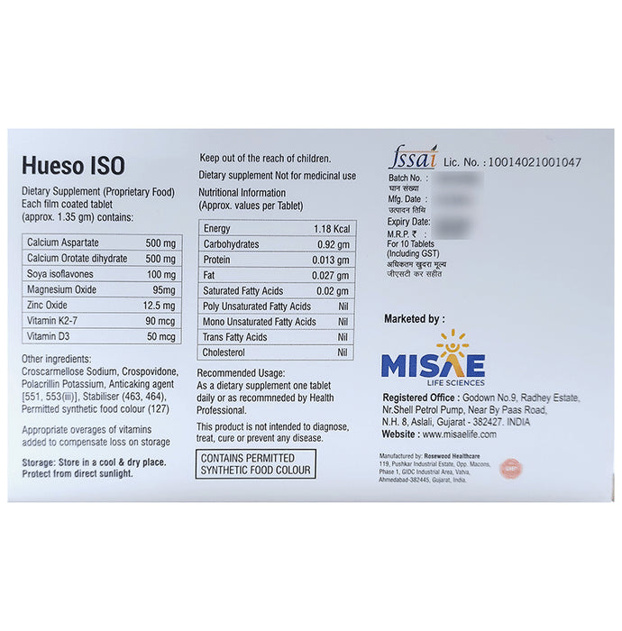 Buy Hueso ISO Tablet Online | Classic Derma – Classic Derma-UAE
