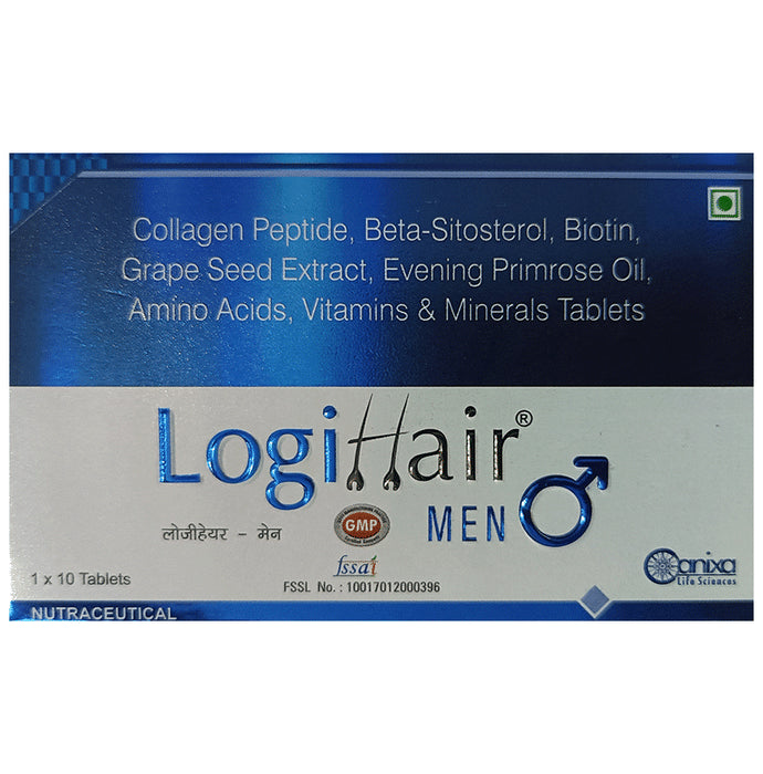 Buy Logihair Men Tablet | Multivitamin Supplement Tablet Online ...