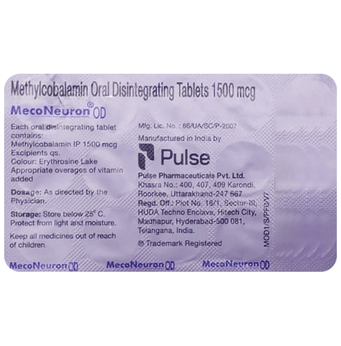 Buy Meconeuron OD Tablet Online | Classic Derma – Classic Derma-UAE