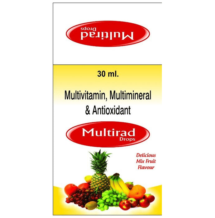 Buy Multirad Oral Drops Delicious Mixed Fruit Online | Classic Derma ...
