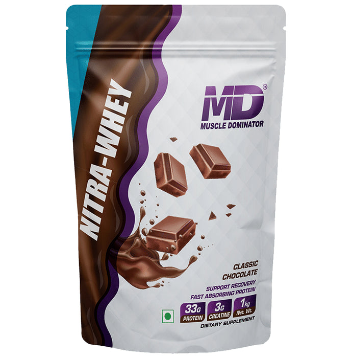 Buy Muscle Dominator Nitra-Whey Classic Chocolate Powder Online ...