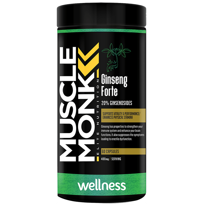 Buy Muscle Monk Ginseng Forte Capsule Online | Classic Derma – Classic ...