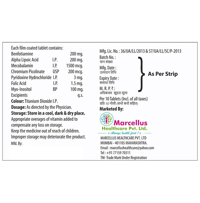 Buy Nervica-Forte Tablet Online | Classic Derma – Classic Derma-UAE