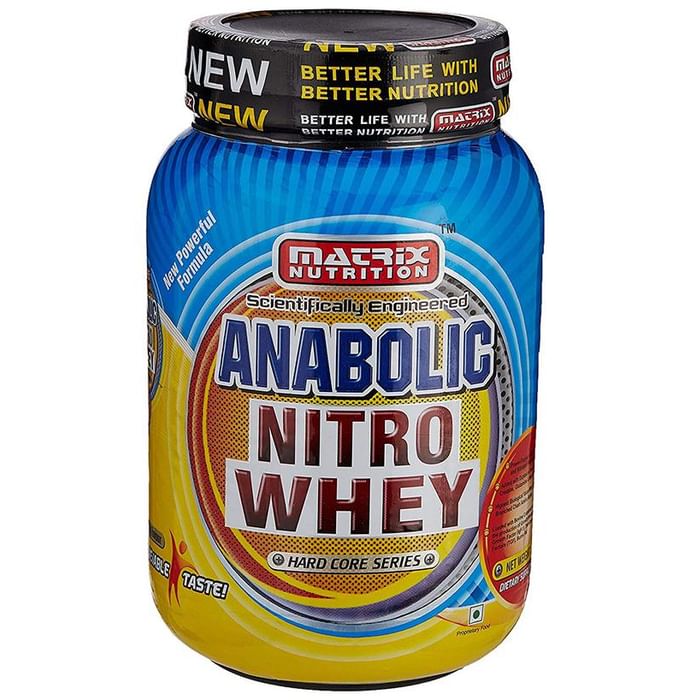 Buy Matrix Nutrition Anabolic Nitro Whey Protein Powder Chocolate ...