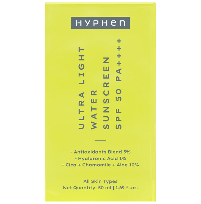 Buy Hyphen Ultra Light Water Sunscreen SPF 50 PA ++++ Online| Classic ...