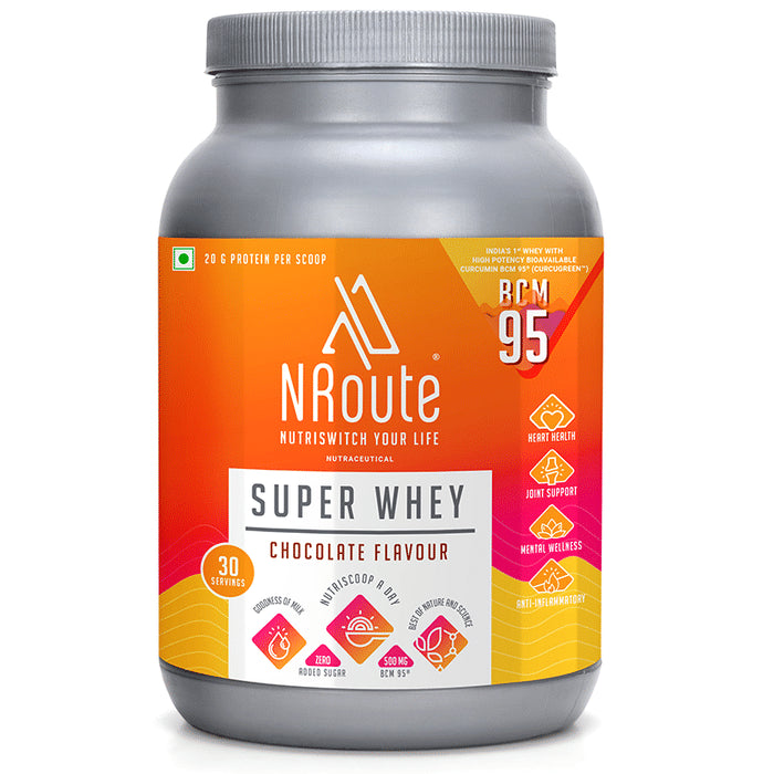 Buy Nroute Super Whey Protein Powder Chocolate Online | Classic Derma ...