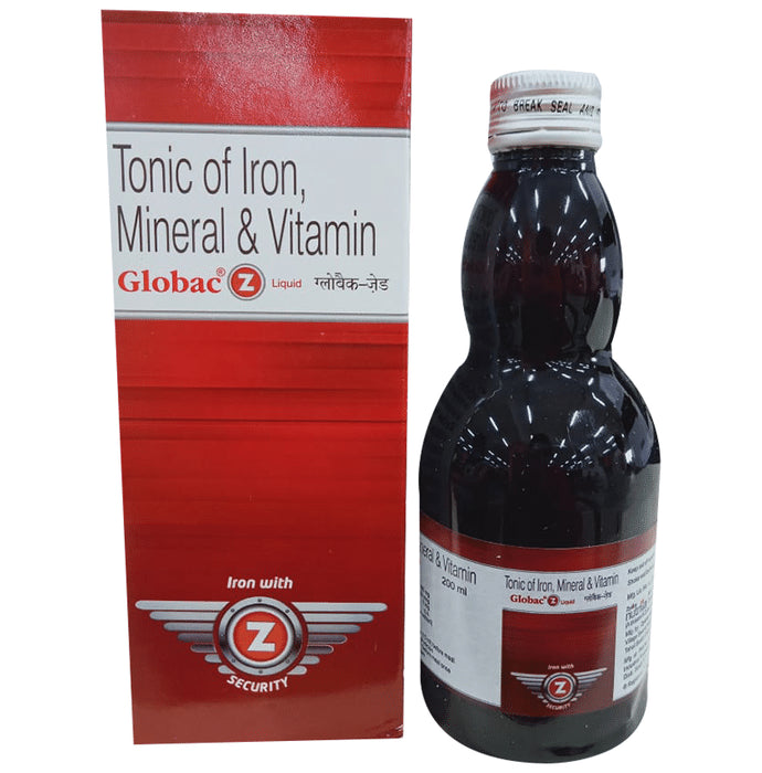 Buy Globac Z Liquid | Tonic of Iron, Mineral & Vitamin Online| Classic ...
