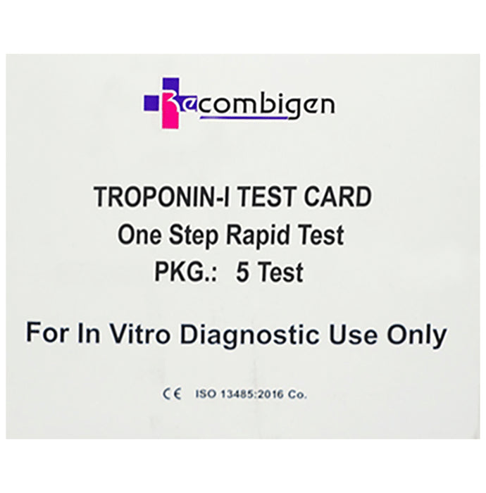 Buy Recombigen Troponin-I Test Card (Serum/Plasma), Antigen Rapid Test ...
