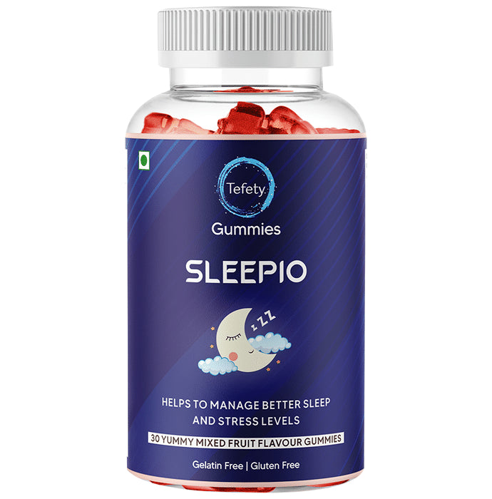 Buy Tefety Sleepio Gummies Yummy Mixed Fruit Online| Classic Derma ...