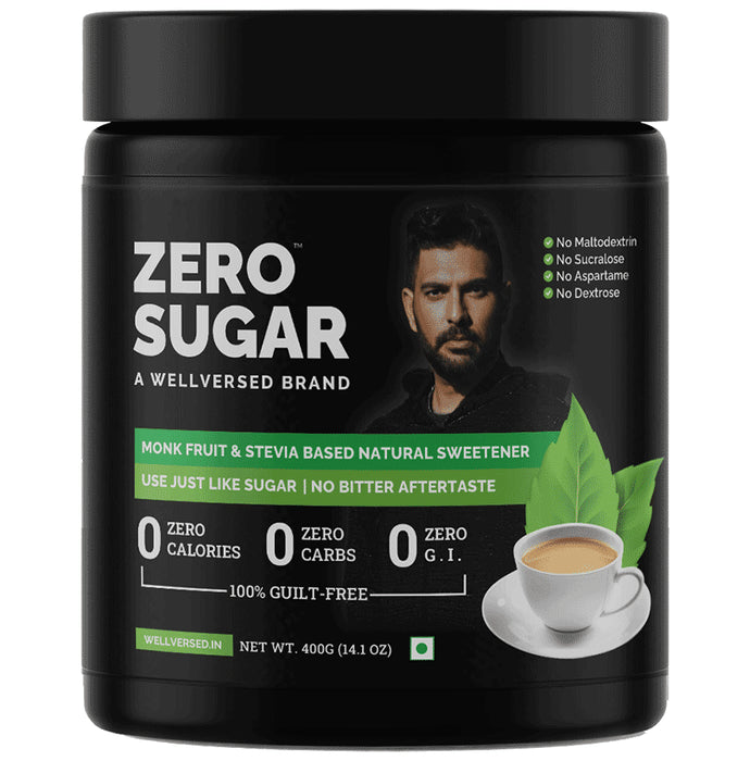 Buy Zero Sugar Monk Fruit & Stevia Based Natural Sweetener | Classic ...