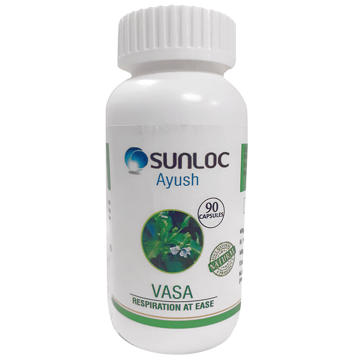 Buy Sunloc Ayush Vasa Respiration At Ease Capsule Online | Classic ...