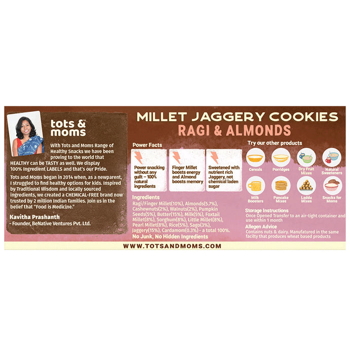 Buy Tots & Moms Millet Jaggery Cookies Gift Box Online | Classic Derma ...