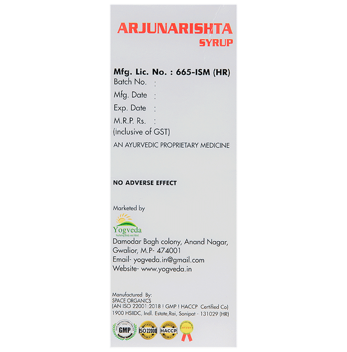 Buy Yogveda Arjunarishta Syrup Online | Classic Derma – Classic Derma-UAE