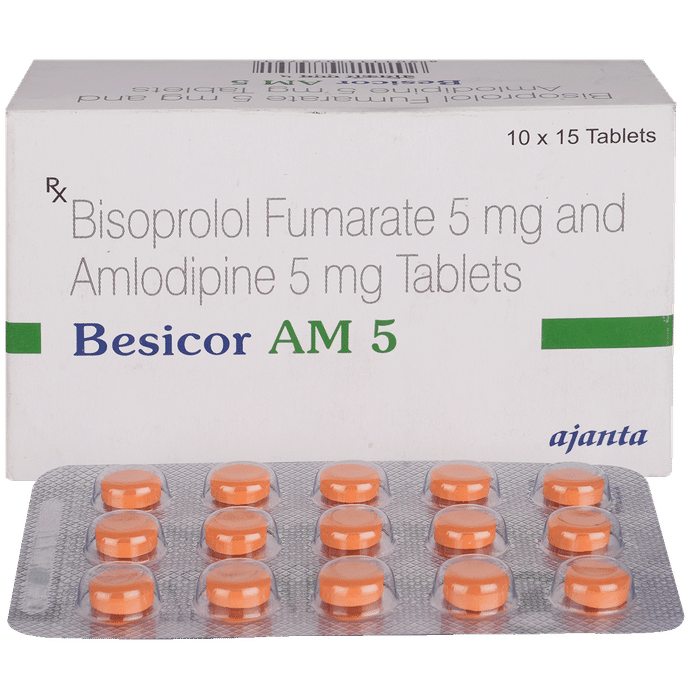 Buy Besicor AM 5mg/5mg Tablet Online | Classic Derma – Classic Derma-UAE