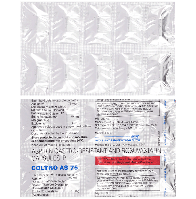 Buy Coltro AS 10mg/75mg Capsule Online | Classic Derma – Classic Derma-UAE