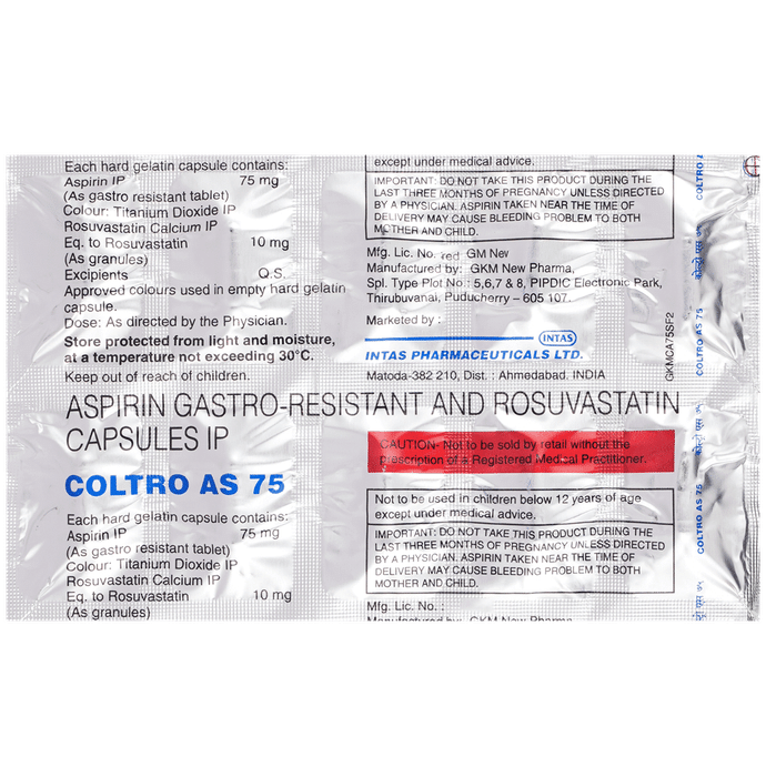 Buy Coltro AS 10mg/75mg Capsule Online | Classic Derma – Classic Derma-UAE