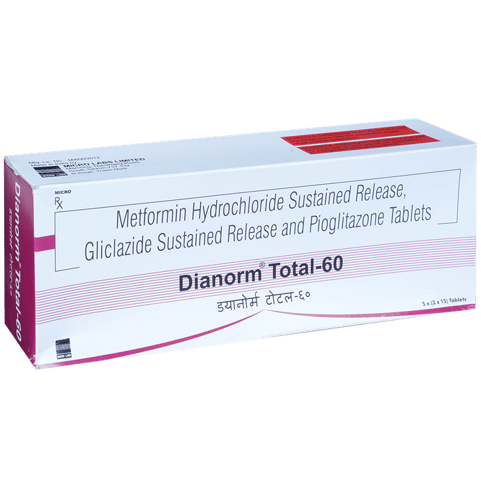 Buy Dianorm Total 60 Tablet SR Online | Classic Derma – Classic Derma-UAE