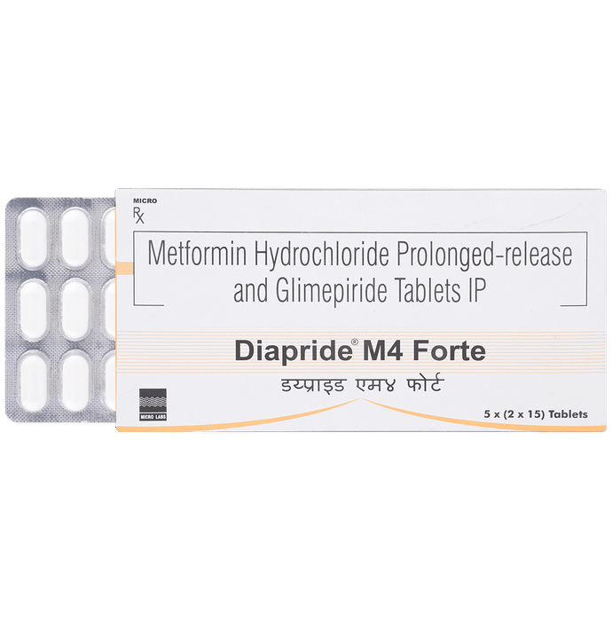 Buy Diapride M4 Forte Tablet PR Online | Classic Derma – Classic Derma-UAE