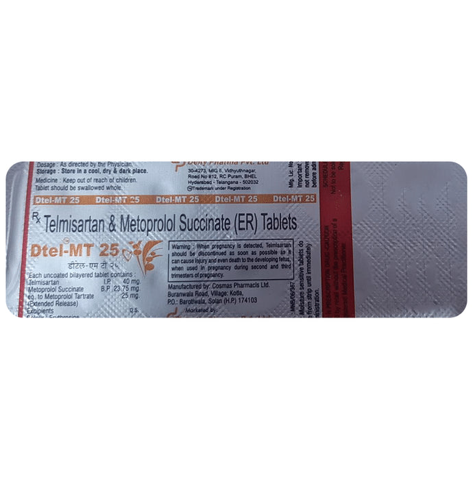 Buy Dtel-MT 25 Tablet ER Online | Classic Derma – Classic Derma-UAE