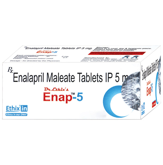 Buy Enap 5 Tablet Online | Classic Derma – Classic Derma-UAE
