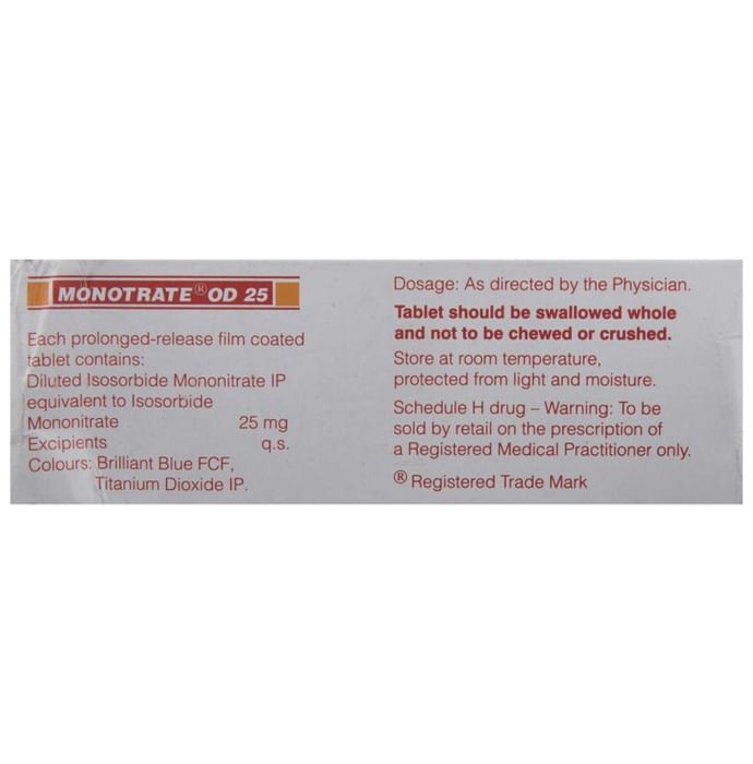 Buy Monotrate OD 25 Tablet PR Online | Classic Derma – Classic Derma-UAE