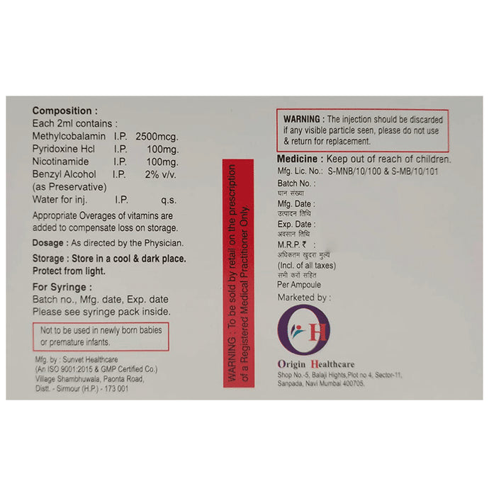 Buy Nervisave Forte Injection Online | Classic Derma – Classic Derma-UAE