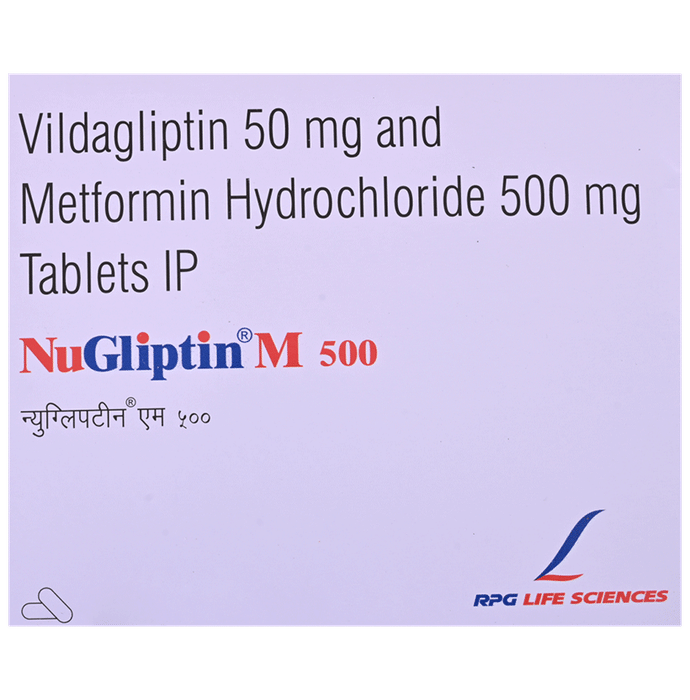 Buy Nugliptin M 500 Tablet Online | Classic Derma – Classic Derma-UAE