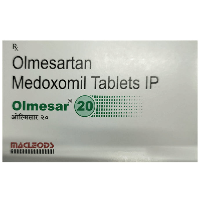 Buy Olmesar 20 Tablet Online | Classic Derma – Classic Derma-UAE