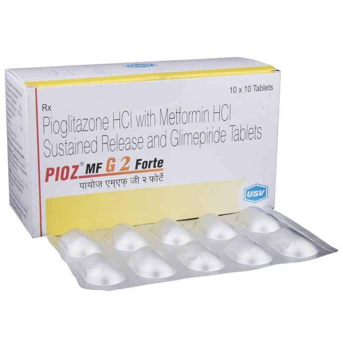 Buy Pioz MF G 2 Forte Tablet SR Online | Classic Derma – Classic Derma-UAE