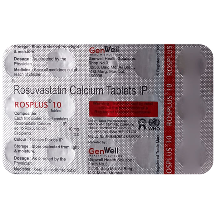 Buy Rosplus 10 Tablet Online | Classic Derma – Classic Derma-UAE