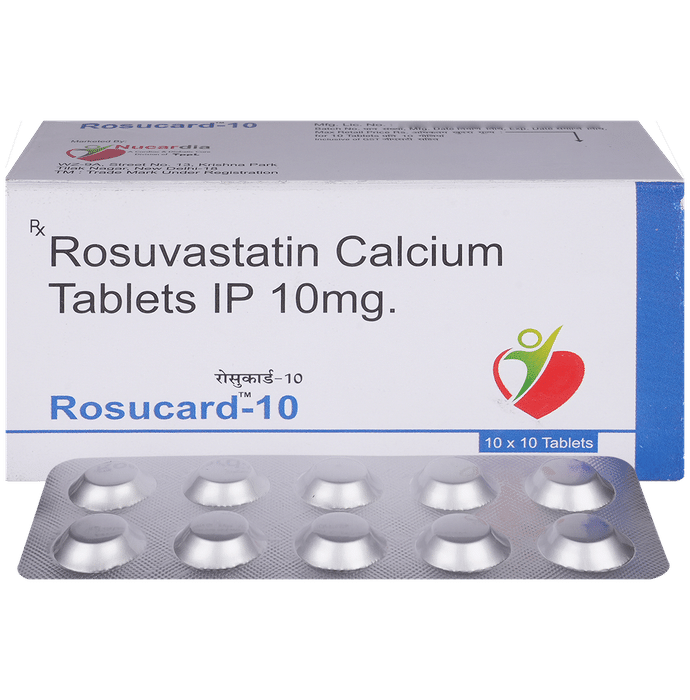Buy Rosucard 10 Tablet Online | Classic Derma – Classic Derma-UAE