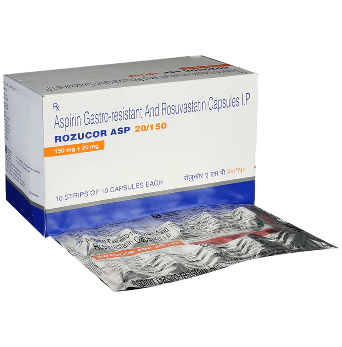 Buy Rozucor ASP 20/150 Capsule Online | Classic Derma – Classic Derma-UAE